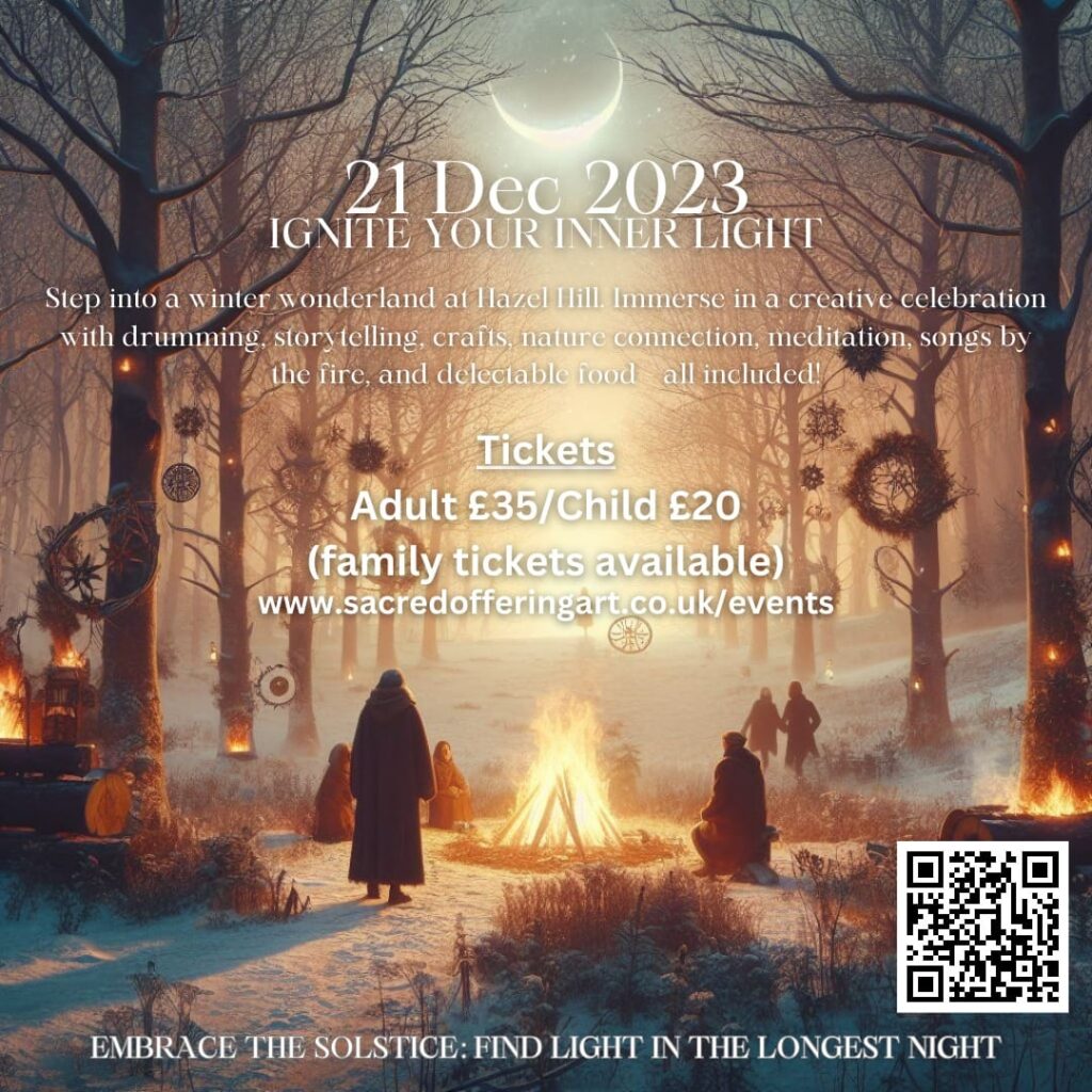 Winter solstice gathering - Hazel Hill Wood
